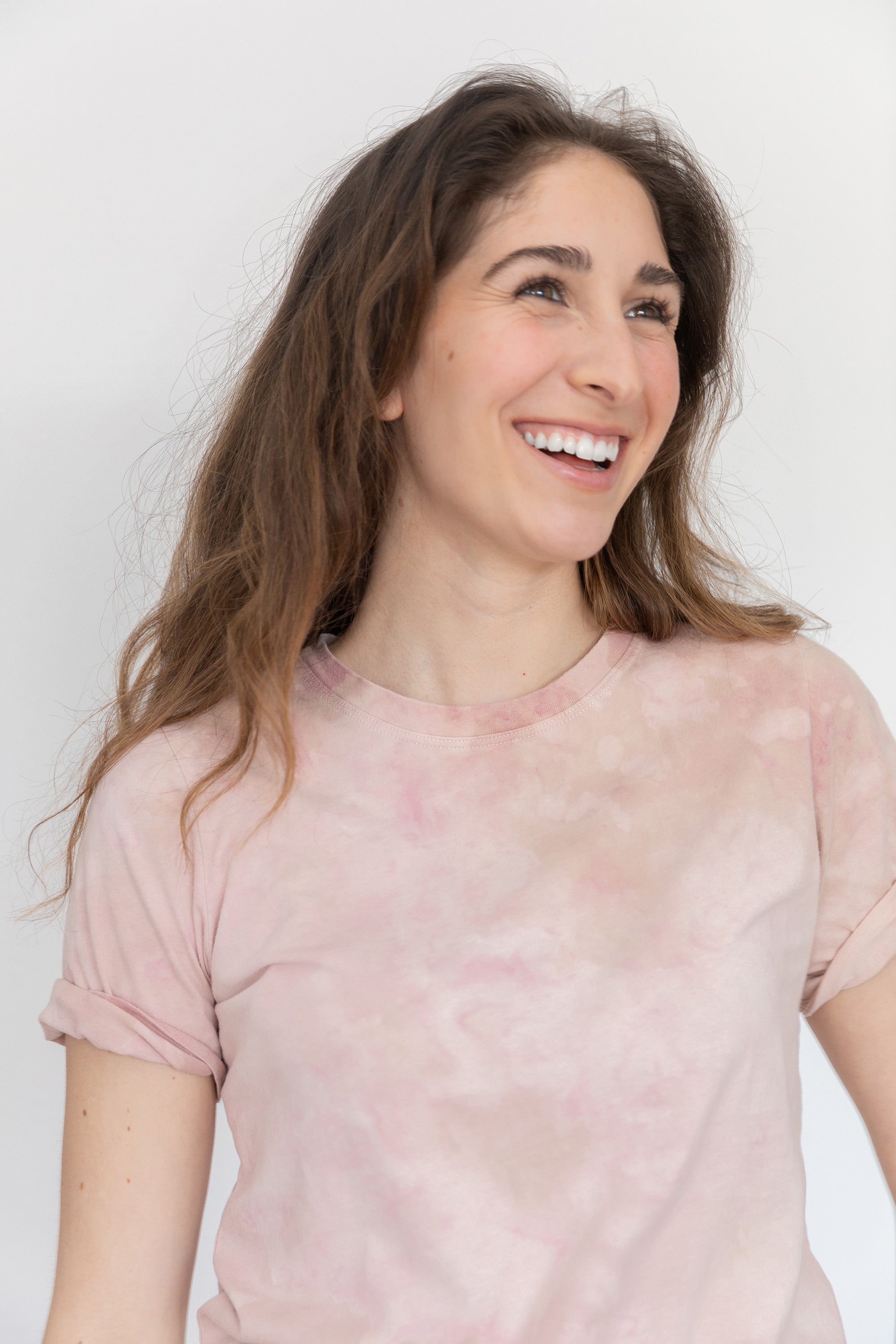 Cara Marie Piazza Organic Ice-Dyed Crewneck T-shirt | ROTE